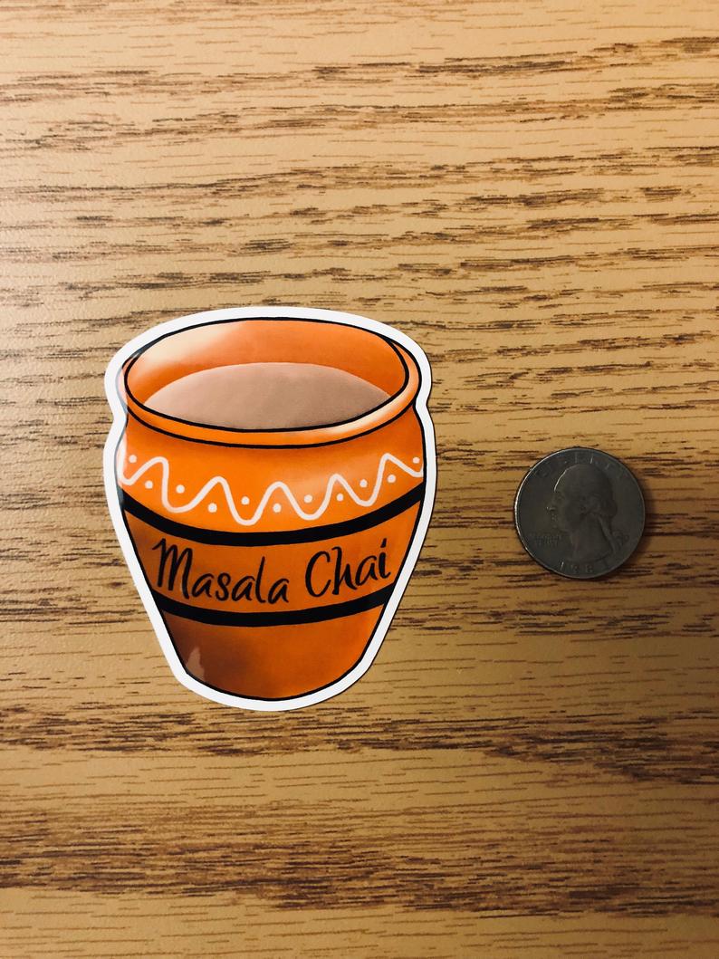 Masala Chai Cup Sticker – Sakala.co
